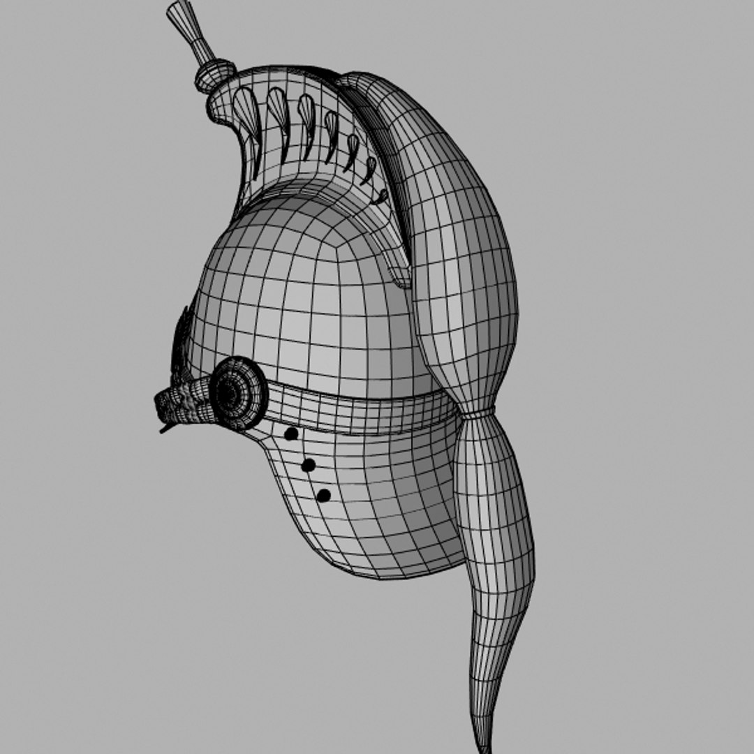 3d Model Dragoon Helmet