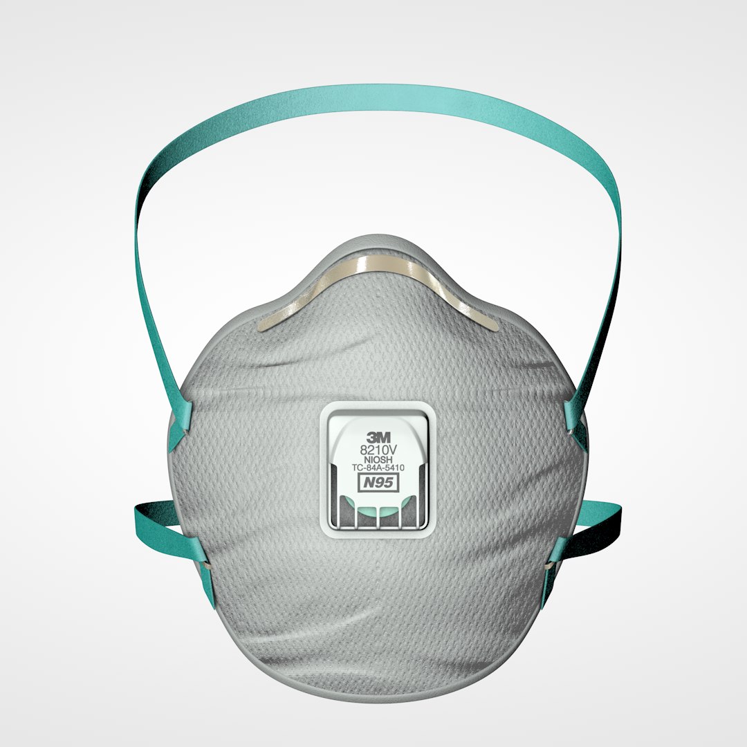 3D Model N95 Mask - TurboSquid 1537506