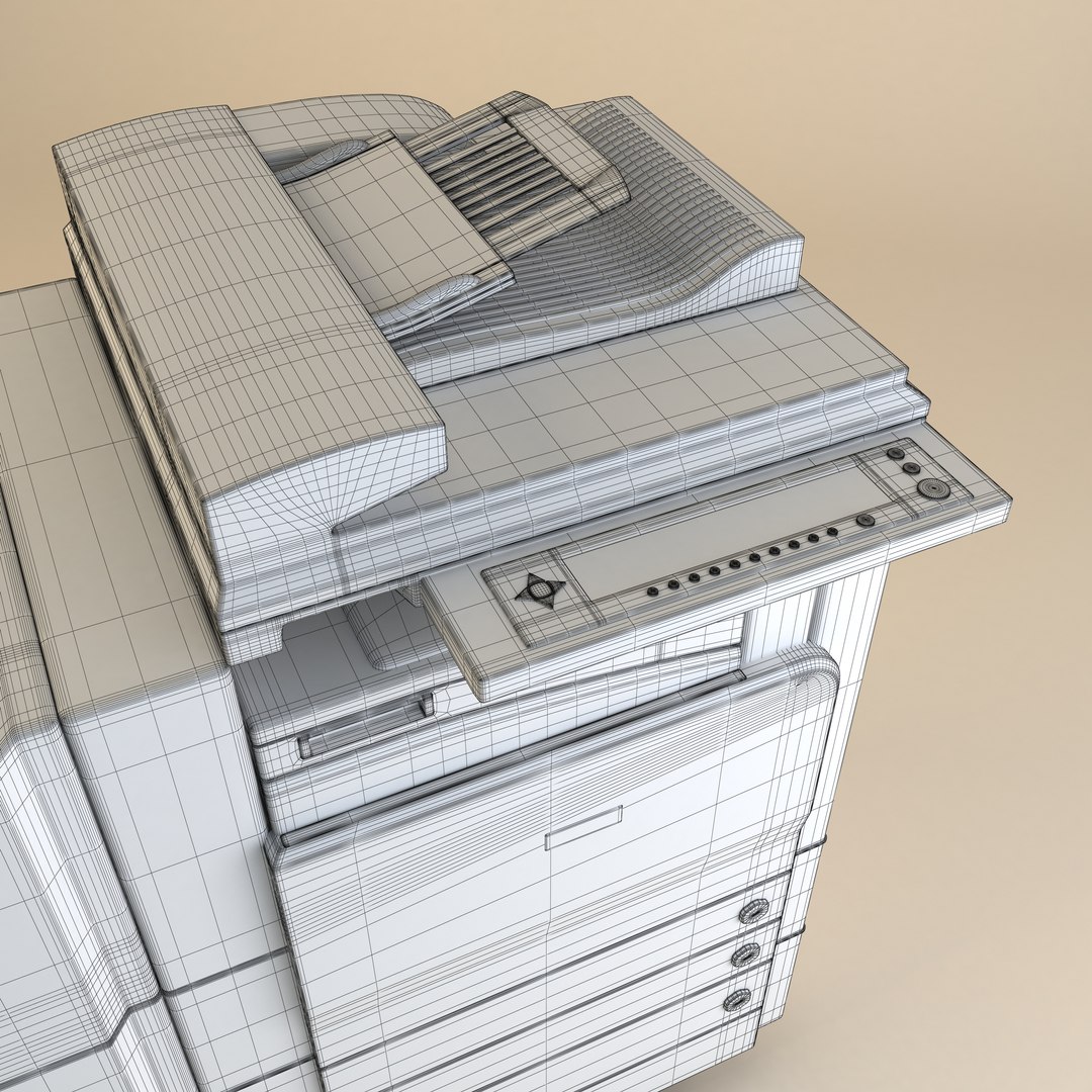 3d Office Photocopier