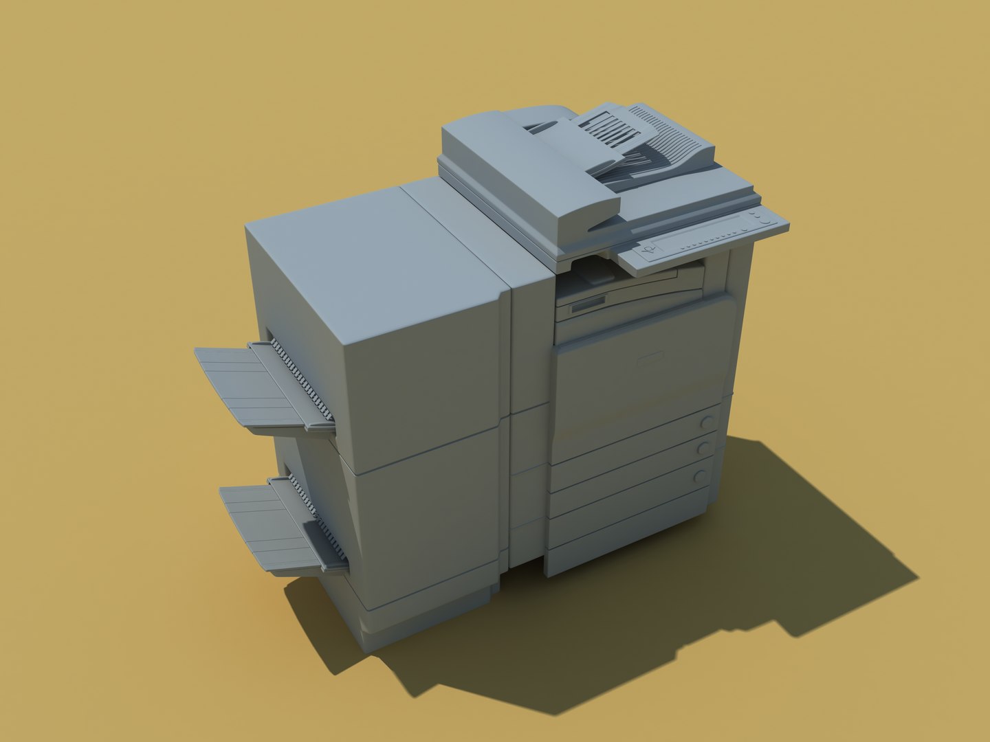 3d Office Photocopier