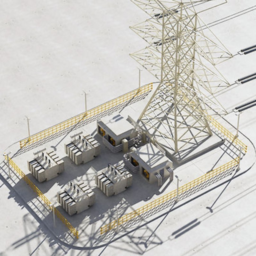 Industrial Module 3d Model