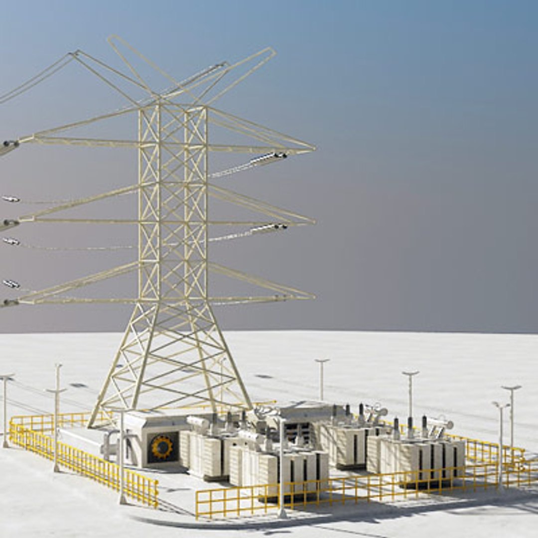 Industrial Module 3d Model