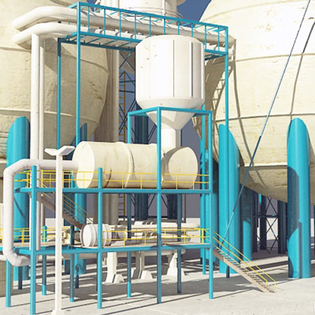 Industrial Module 3d Model