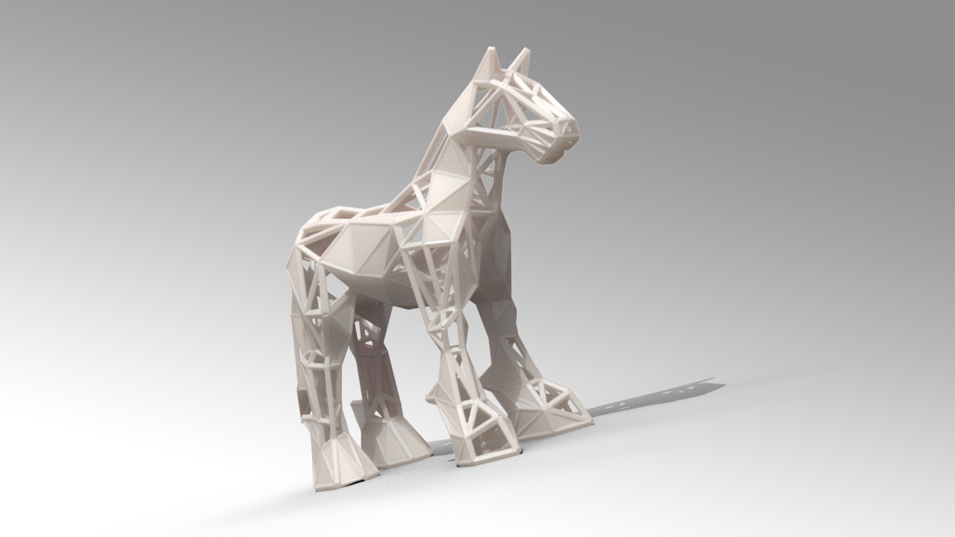 3d Stl Horse Model