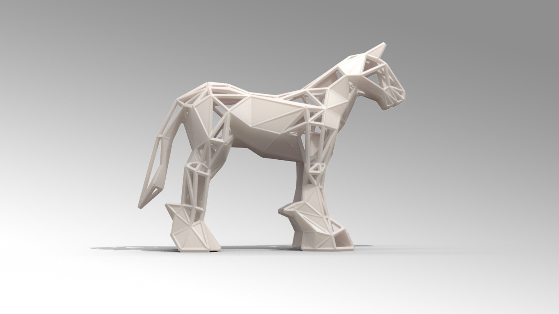 3d Stl Horse Model