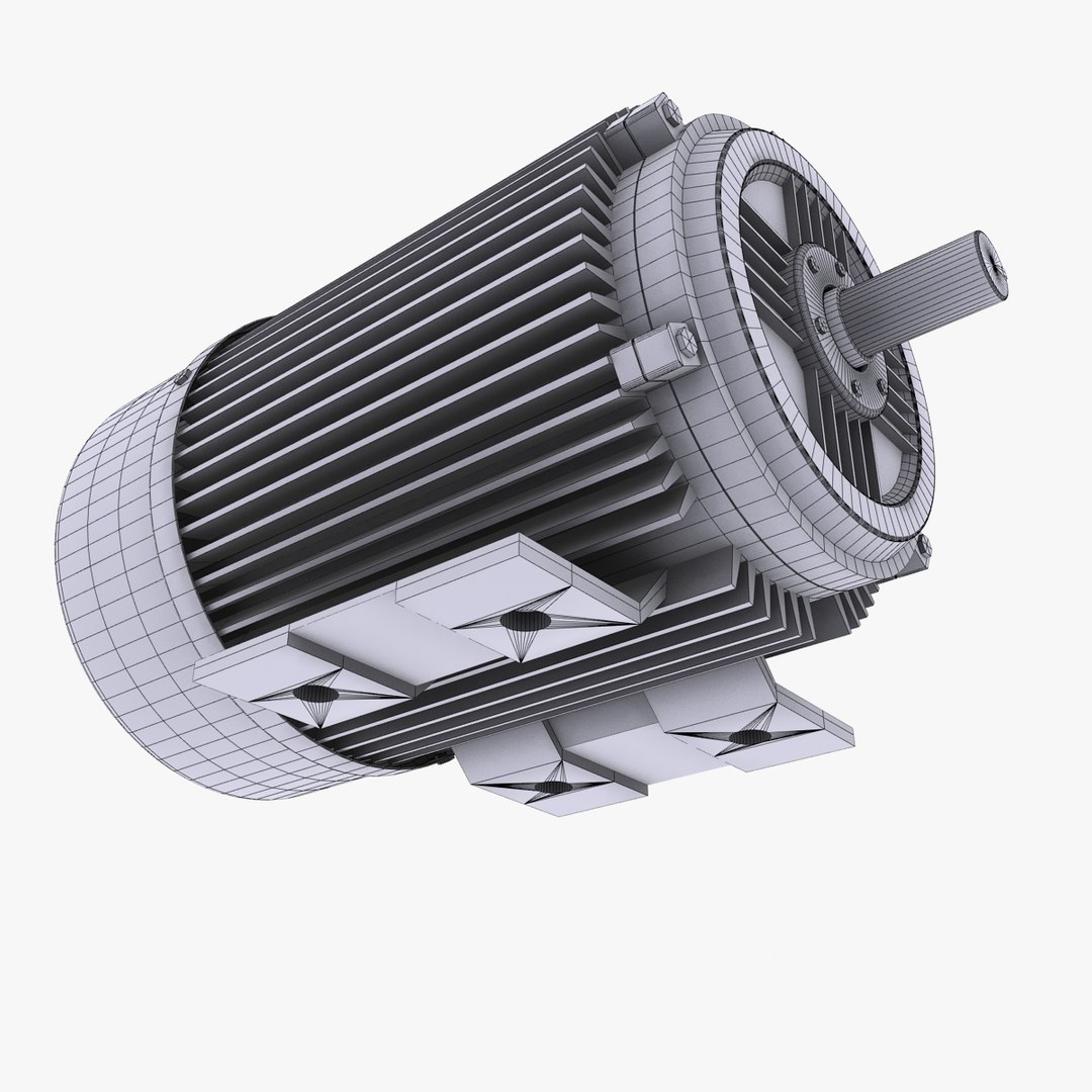 3d Electric Motor Model
