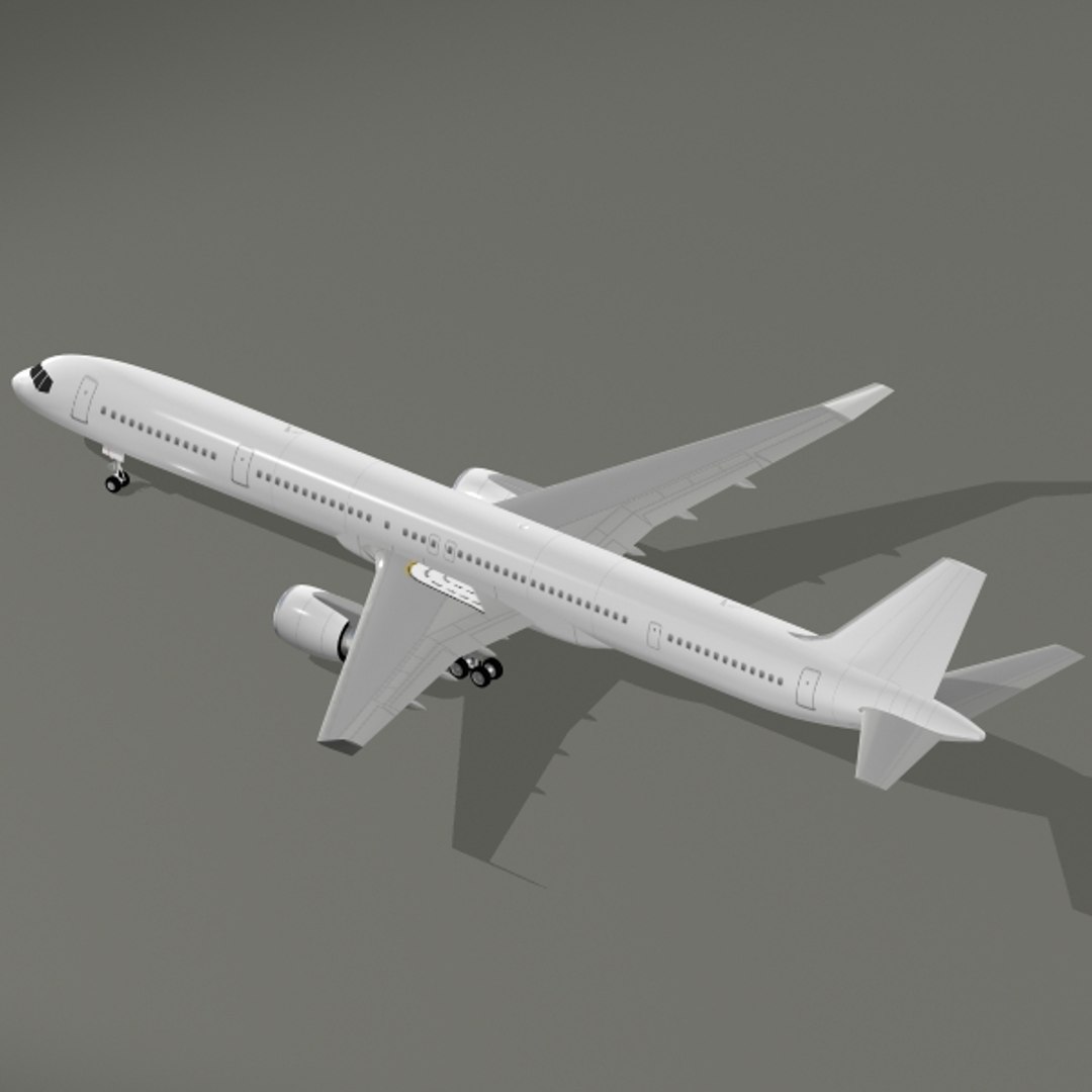 Airliner Boeing 757-300 3d Obj