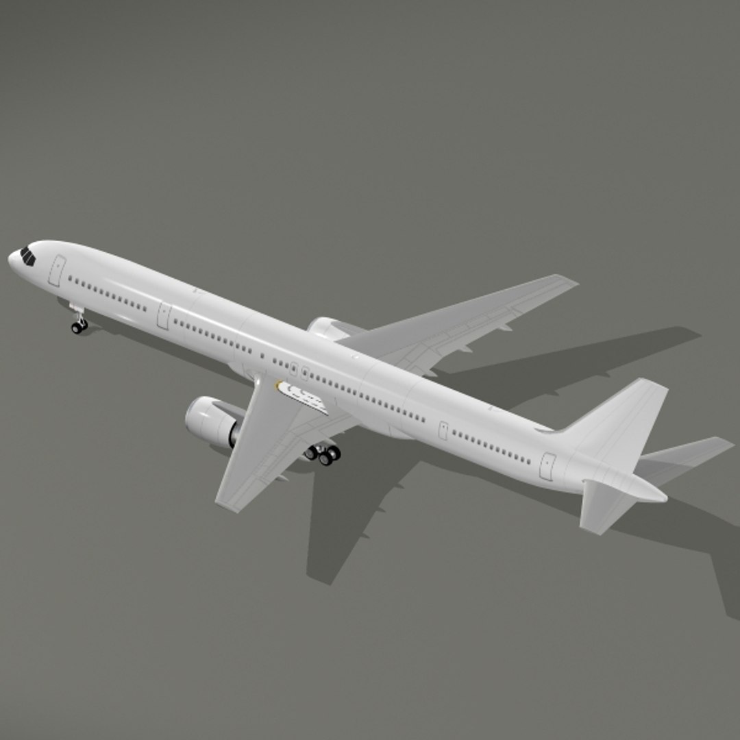 Airliner Boeing 757-300 3d Obj
