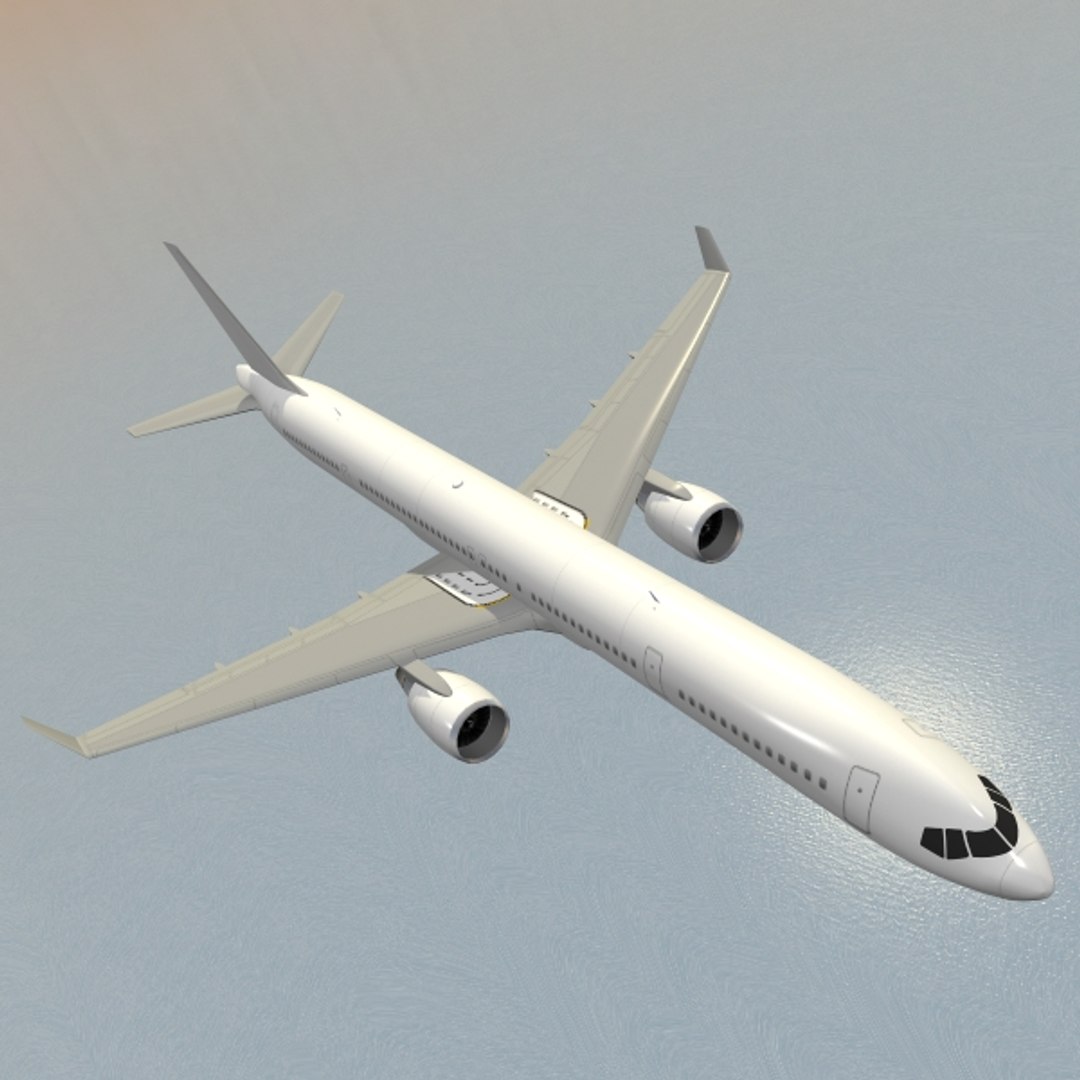 Airliner Boeing 757-300 3d Obj