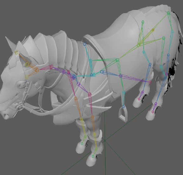 modelo 3d Aparejo de caballo con armadura de caballero - TurboSquid 1882045