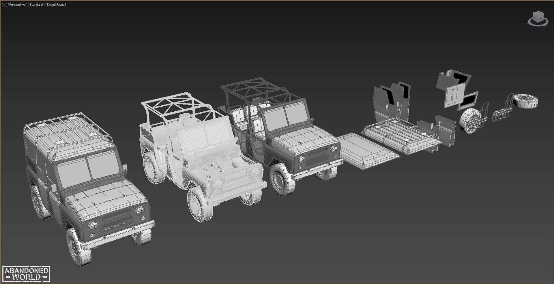 3D Off-Road Vehicle For UE4 - TurboSquid 1860262