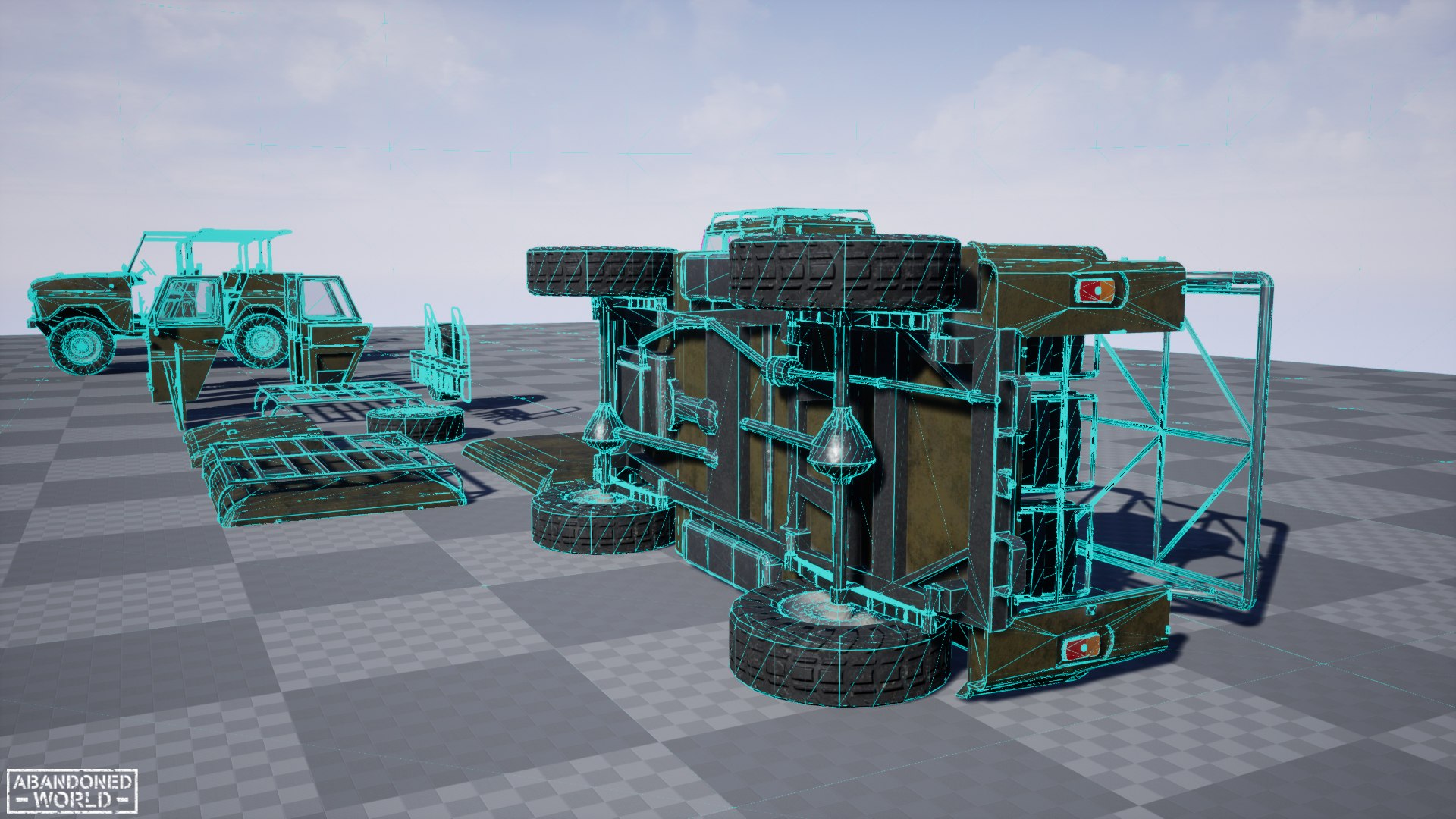 3D Off-Road Vehicle for UE4 - TurboSquid 1860262