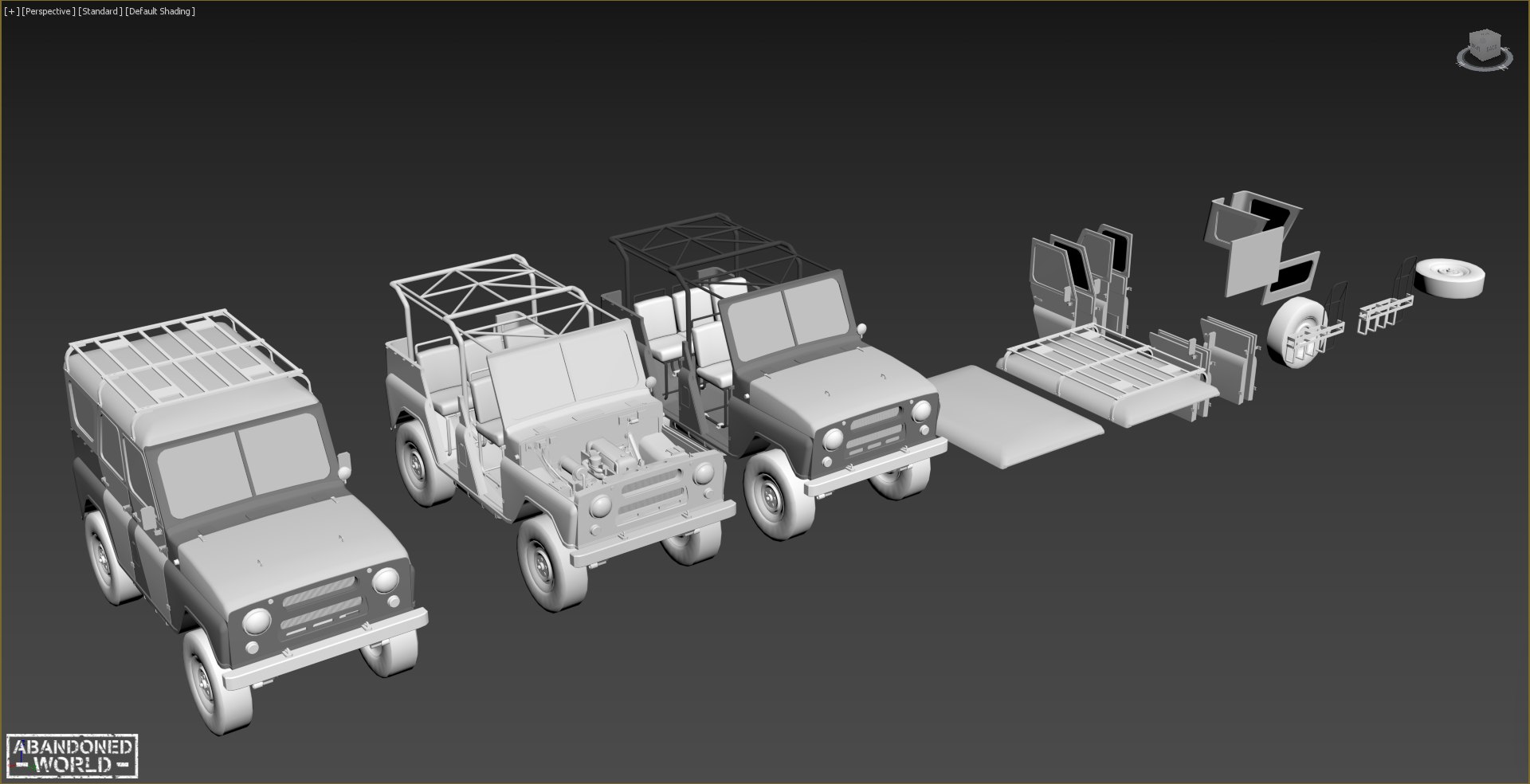3D Off-Road Vehicle For UE4 - TurboSquid 1860262