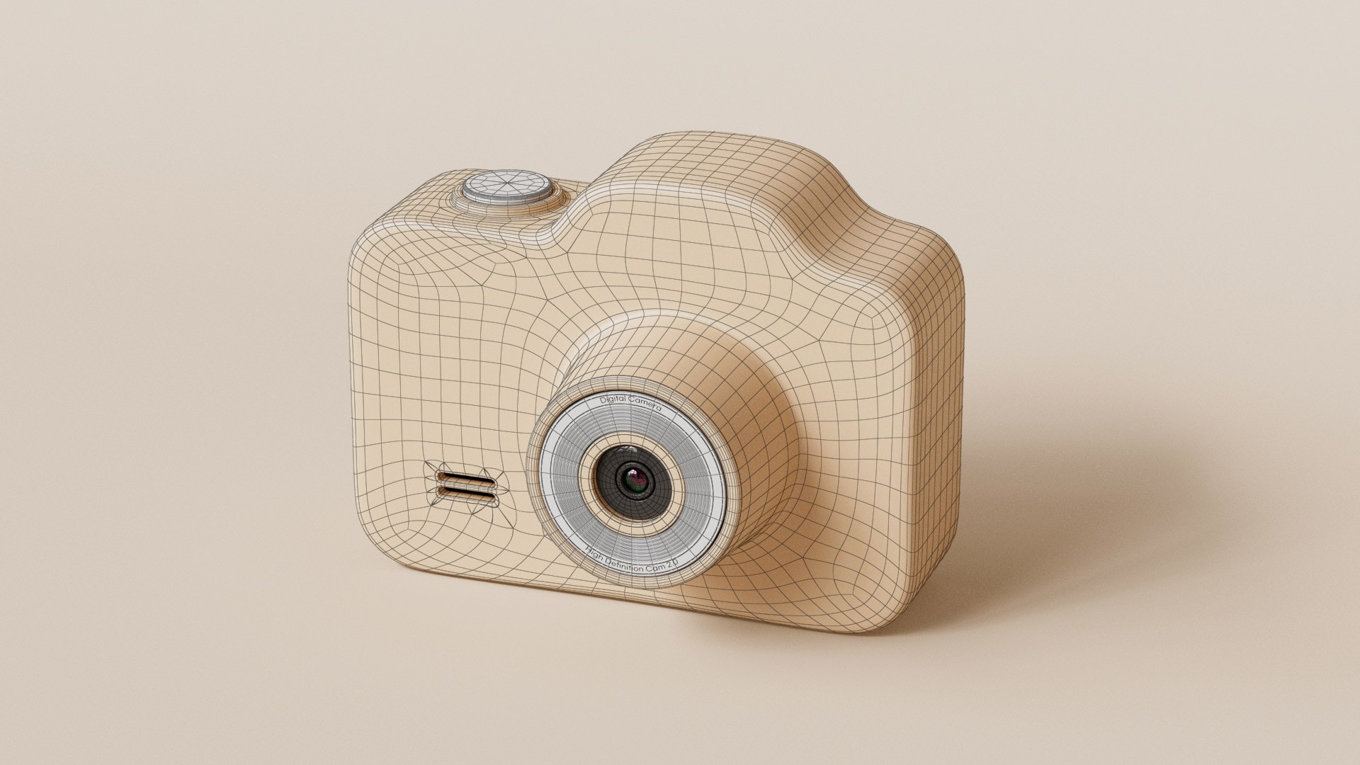 Mini Digital Camera 3D Model - TurboSquid 2176561