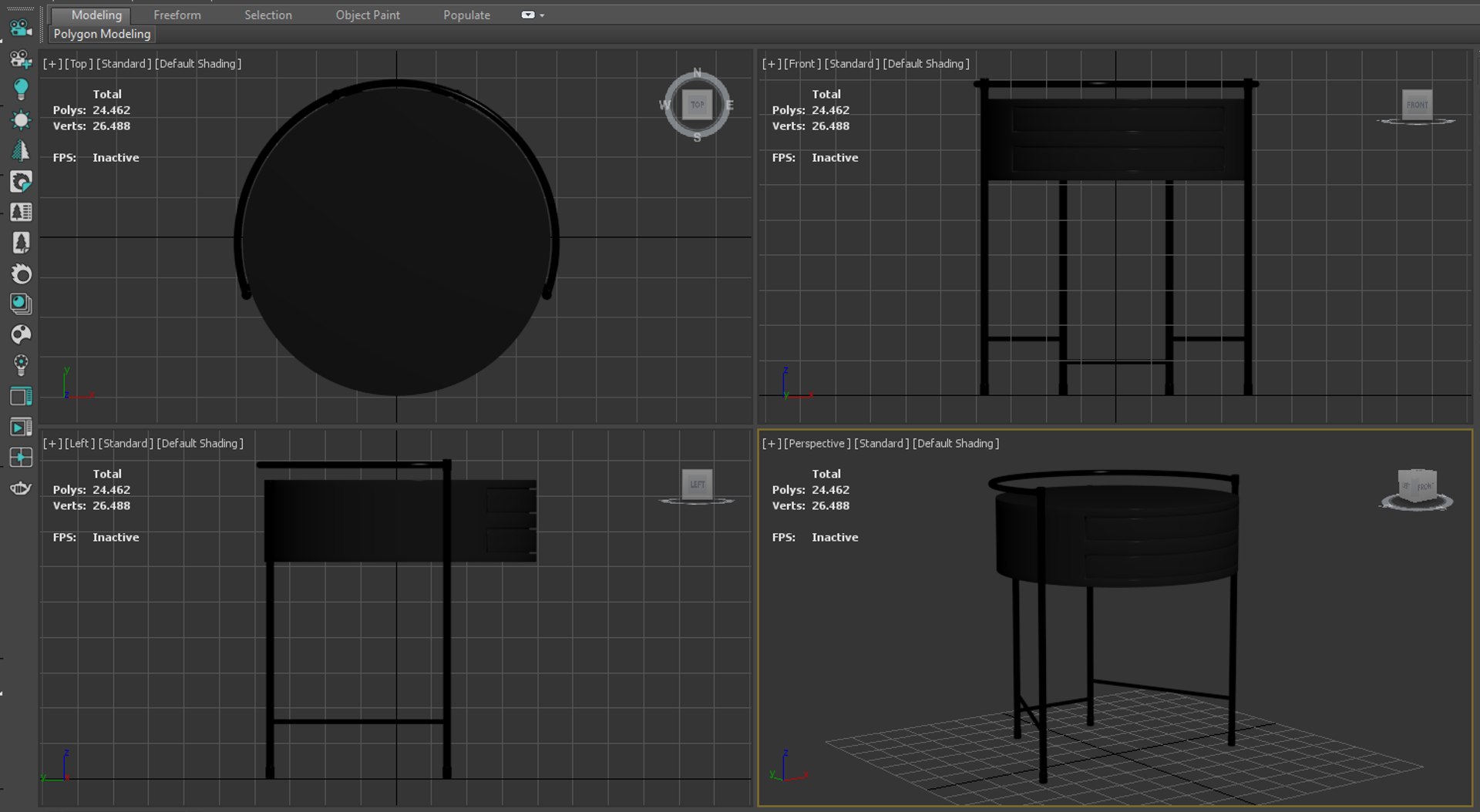 Nightstand V4r2 3D - TurboSquid 2077594