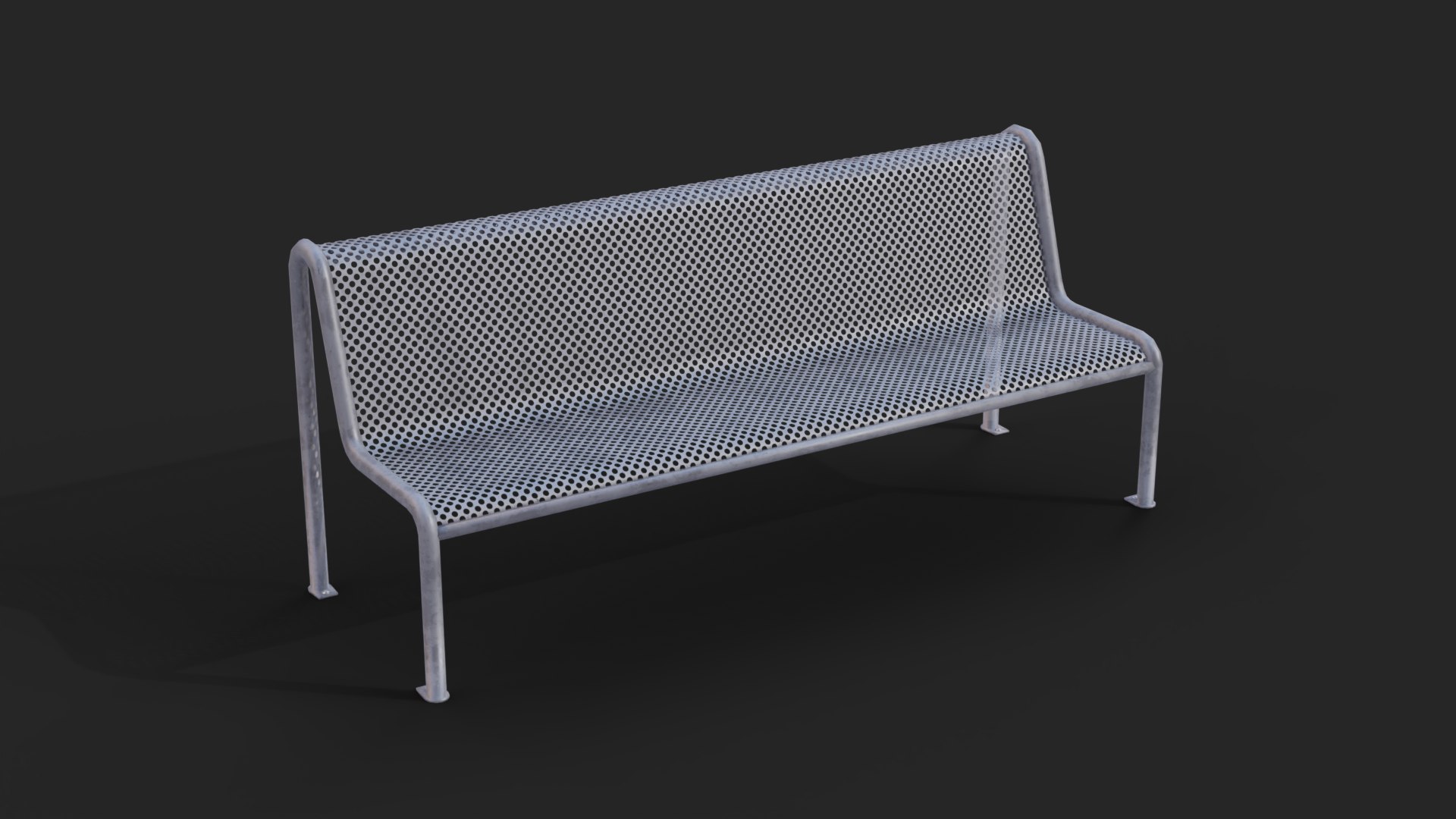 Bus Bench Sabadell Low-Poly 3D model - TurboSquid 2136365