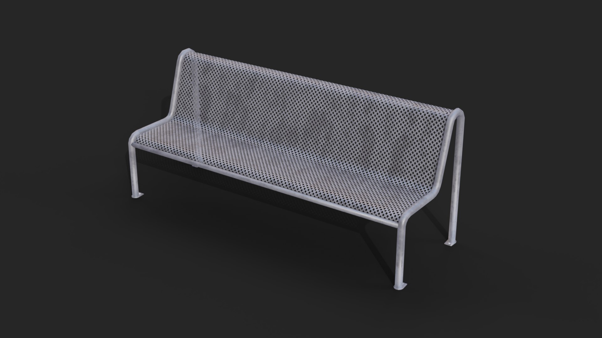 Bus Bench Sabadell Low-Poly 3D model - TurboSquid 2136365