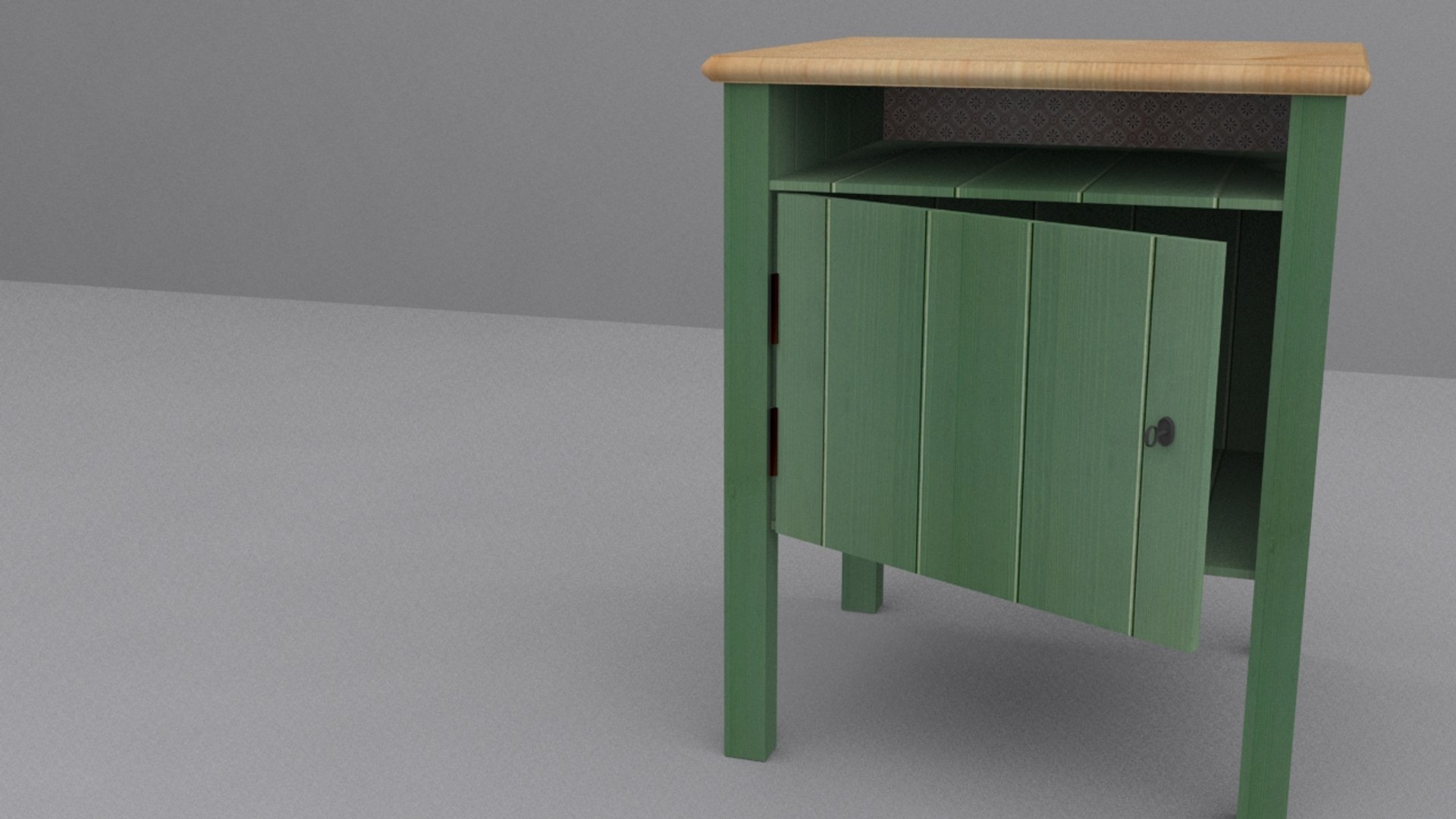 3d Ikea Hurdal Nightstand Model