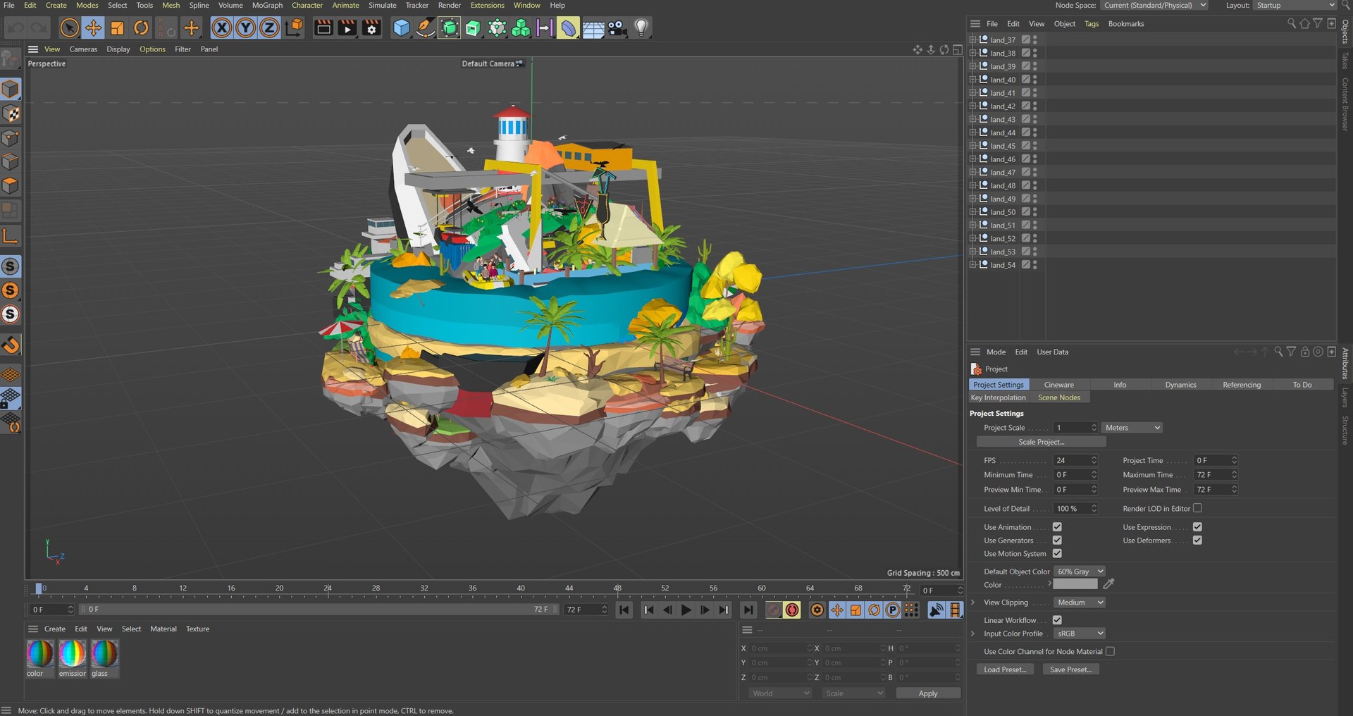 Land 3C 3D model - TurboSquid 1970332