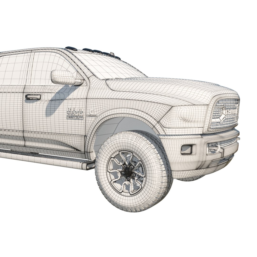 3D Dodge Ram 2500 Hd - TurboSquid 1569547