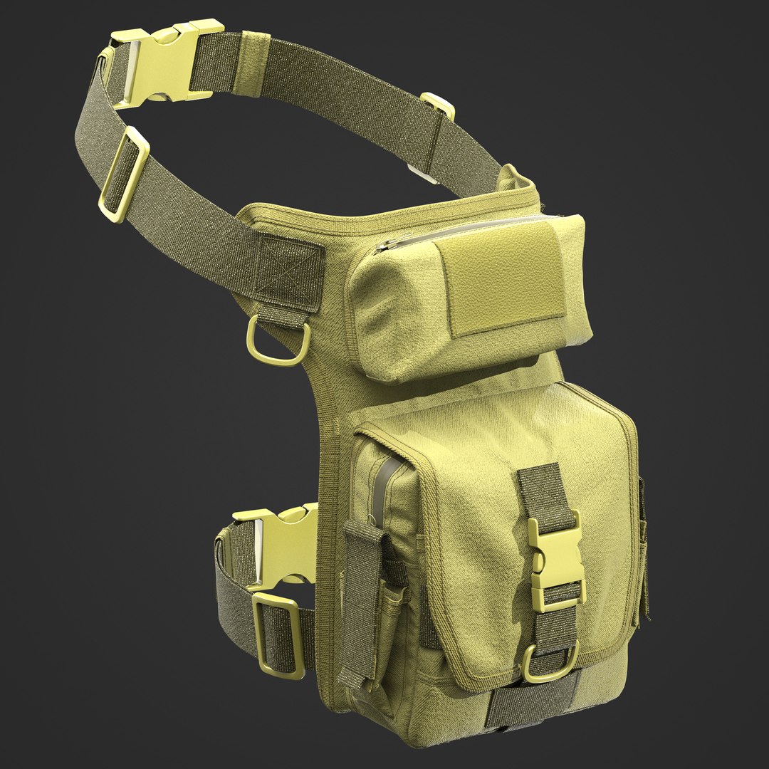 3D Soldier Tactical Bag Model - TurboSquid 1800687