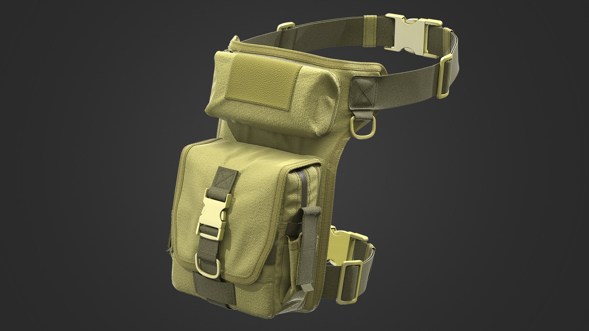 3D Soldier Tactical Bag Model - TurboSquid 1800687