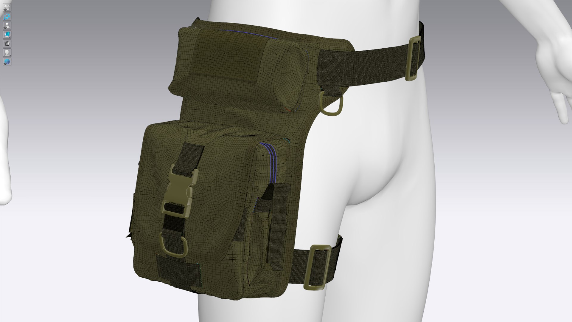 3D Soldier Tactical Bag Model - TurboSquid 1800687