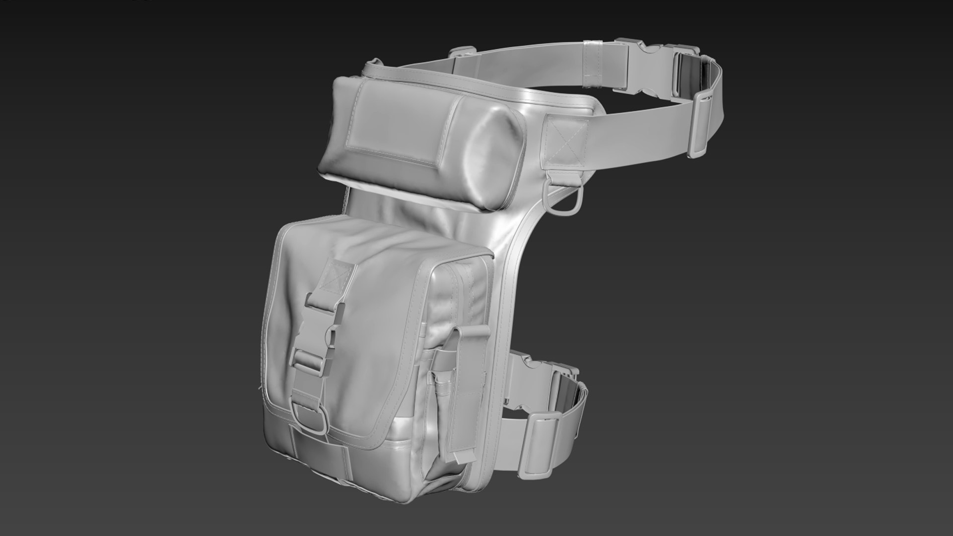 3D Soldier Tactical Bag Model - TurboSquid 1800687
