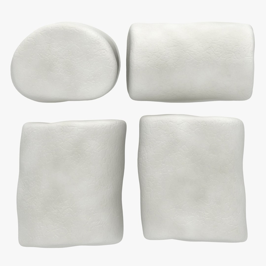 Realistic Marshmallow White 3d Max