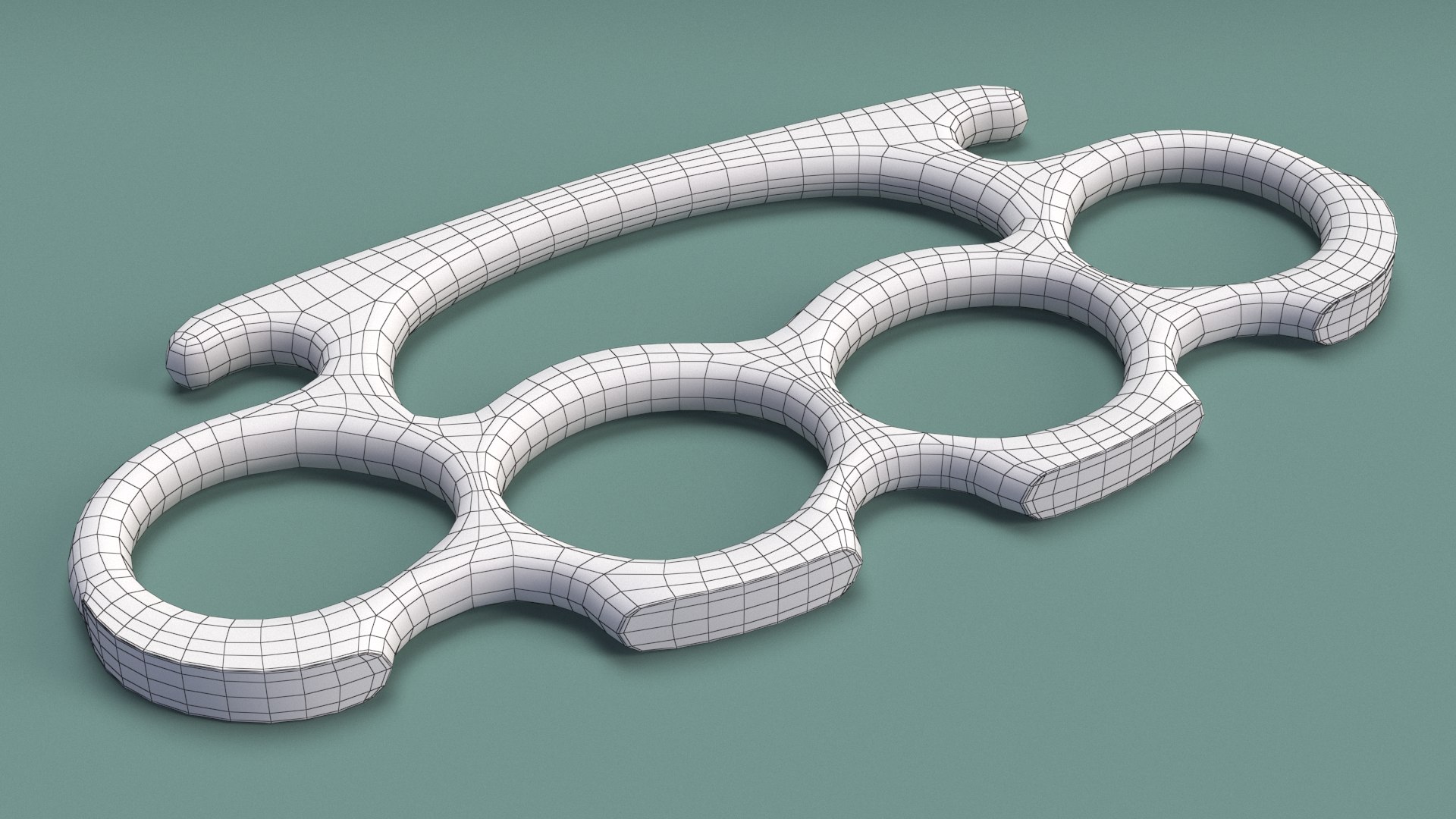 3D Brass Knuckles Pbr Steel Model - TurboSquid 1601210