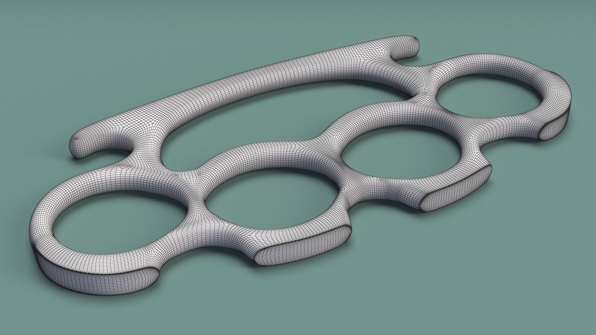 3D Brass Knuckles Pbr Steel Model - TurboSquid 1601210