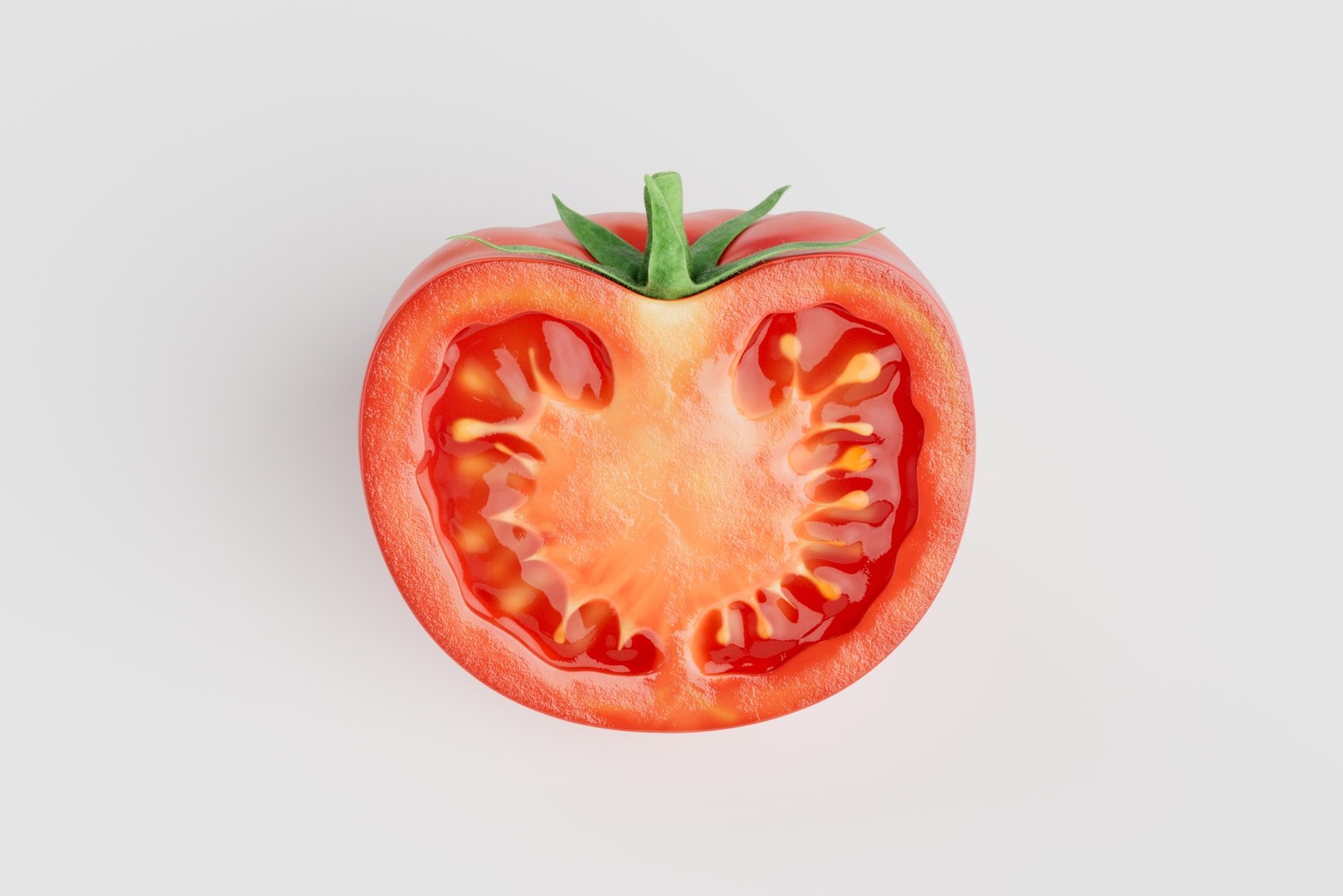 3D Tomato Half PBR - TurboSquid 2339724