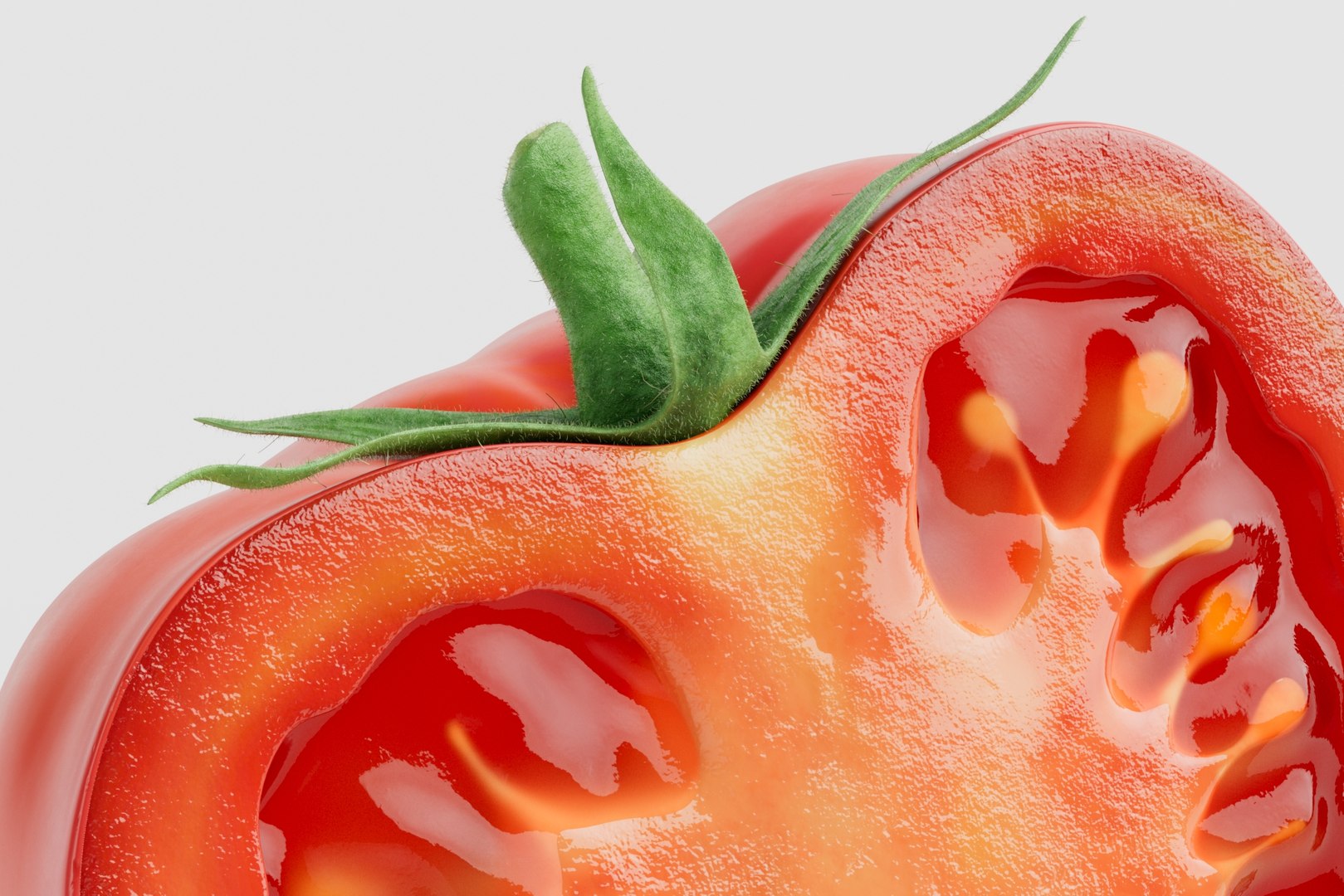 3D Tomato Half PBR - TurboSquid 2339724