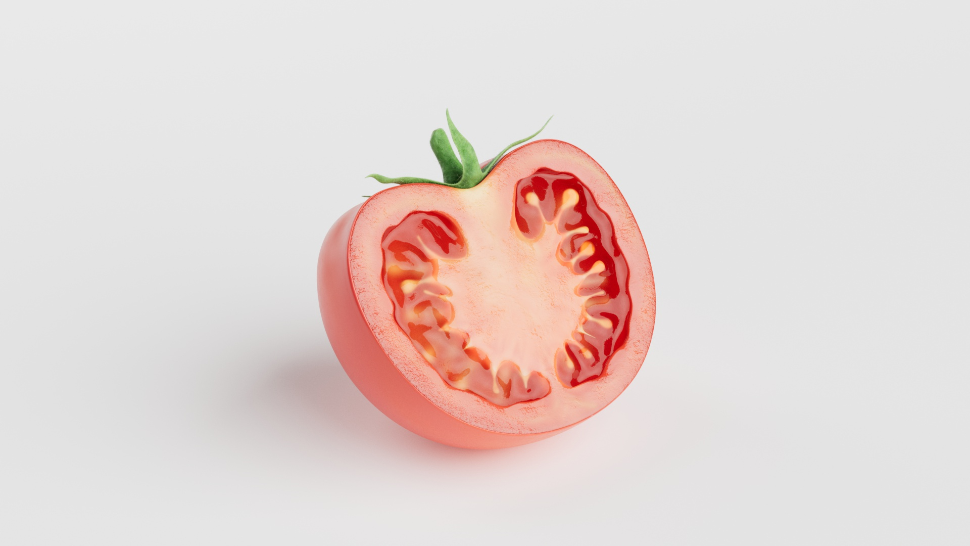 3D Tomato Half PBR - TurboSquid 2339724