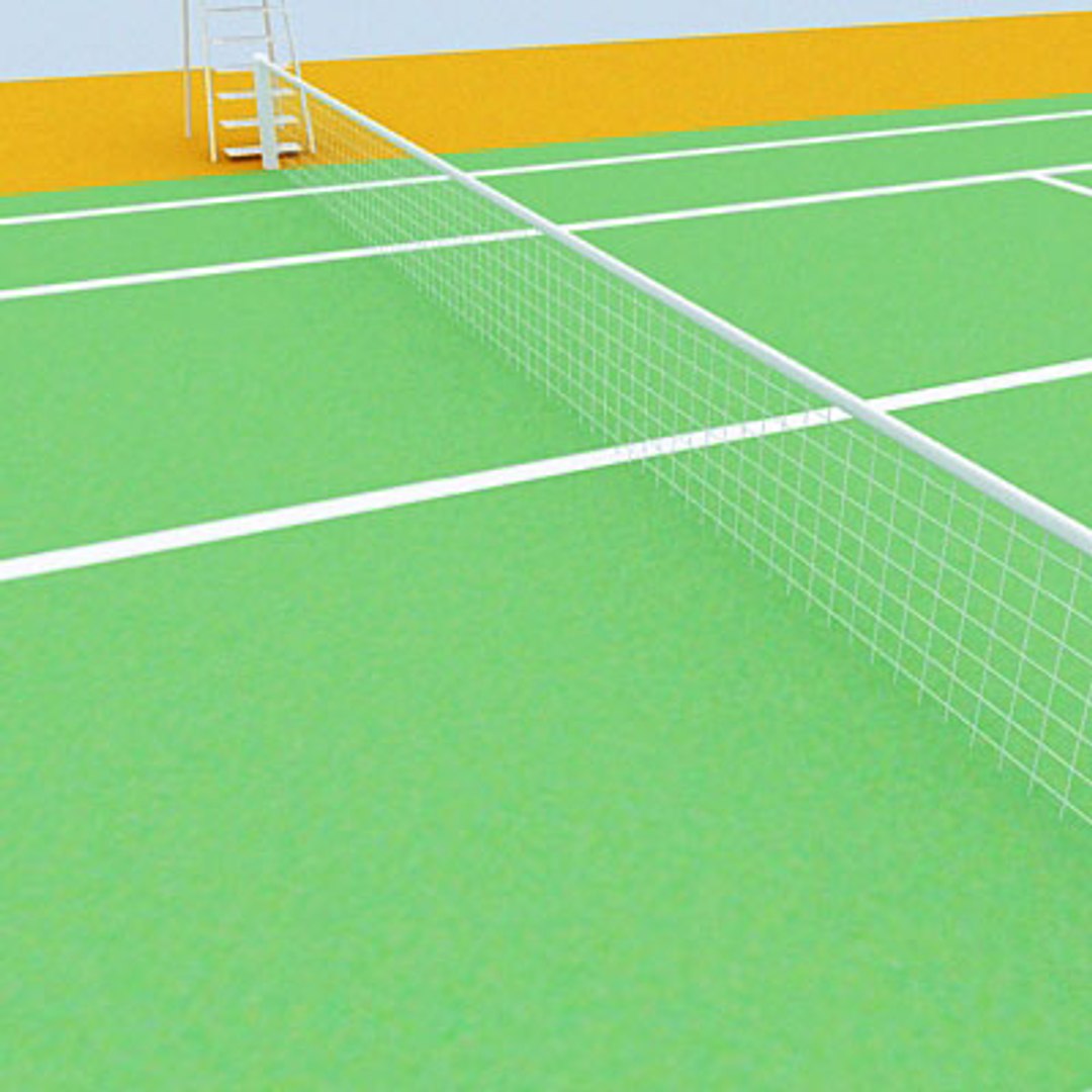 3d Model Tennis Field