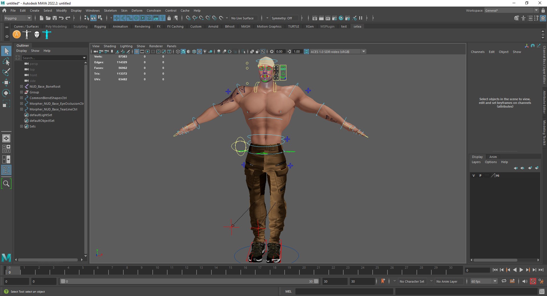 Muscle Stylized Strongman Bodyguard Commander Low-poly 3D Model 3D ...