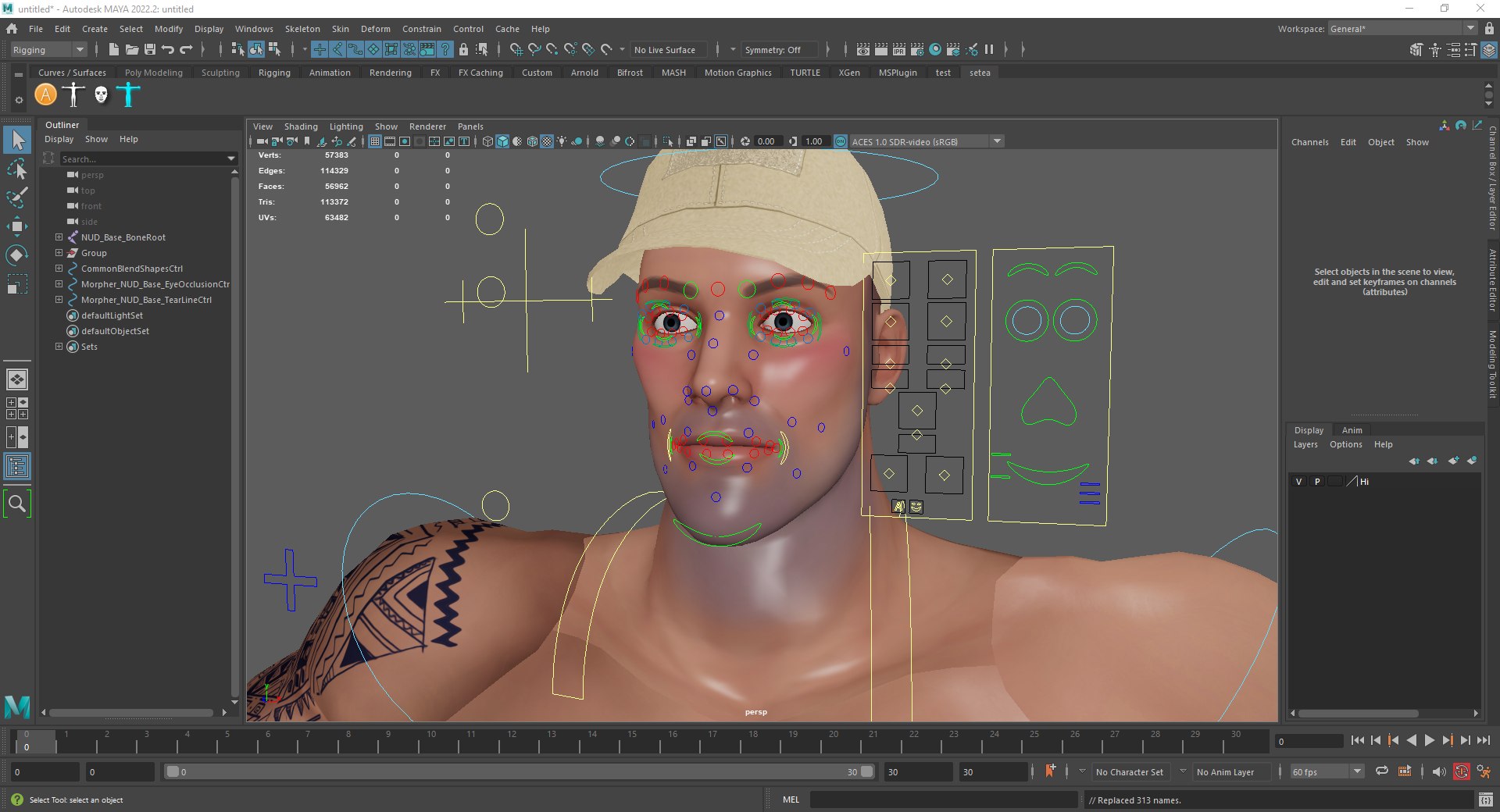 Muscle Stylized Strongman Bodyguard Commander Low-poly 3D Model 3D ...