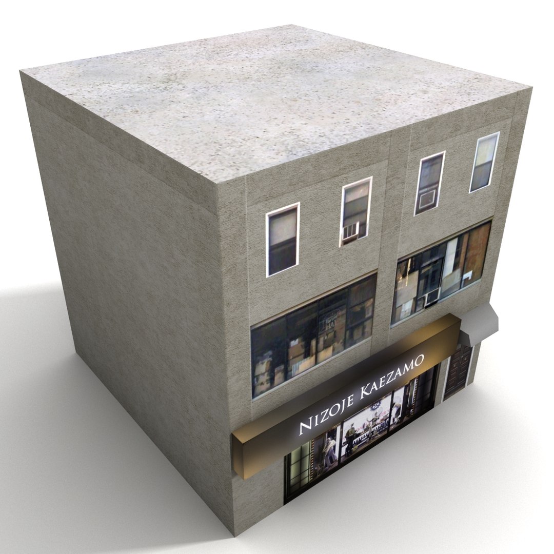 3D city building block model - TurboSquid 1212298