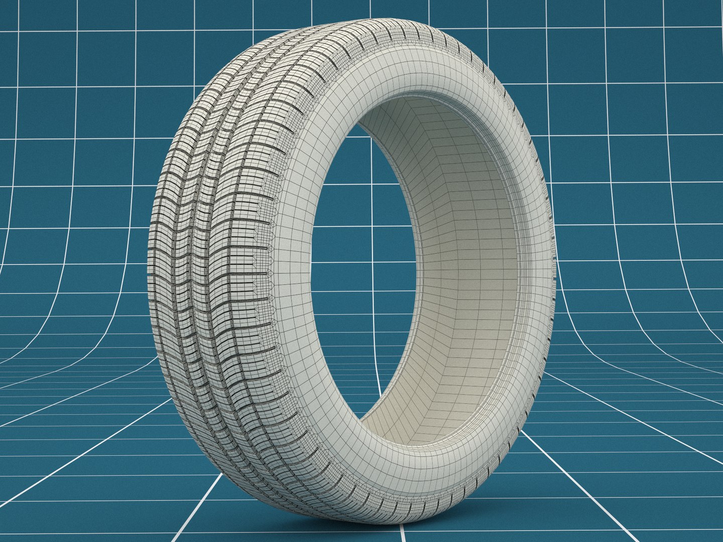 3D Realistic Car Tire Model - TurboSquid 1182782