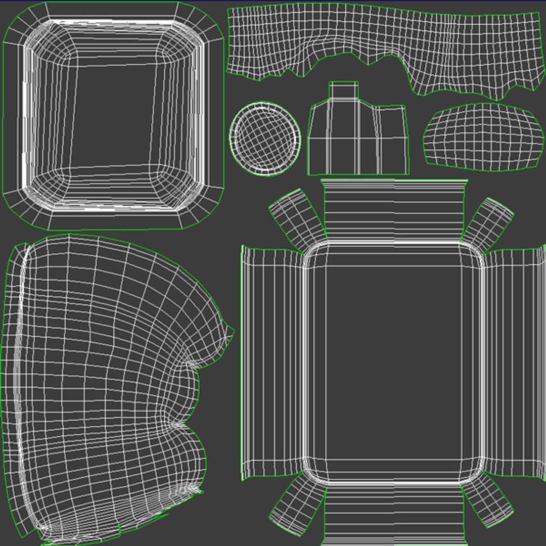 3d Model Grilled Chicken Wrap