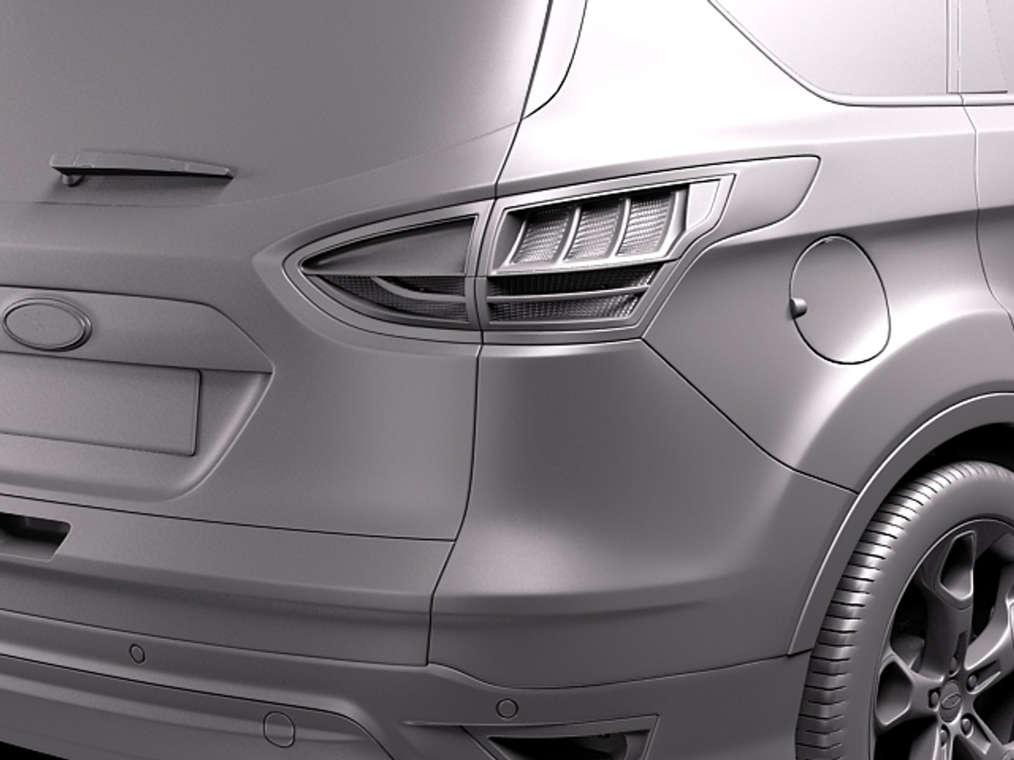 3d Model 2013 Suv Kuga