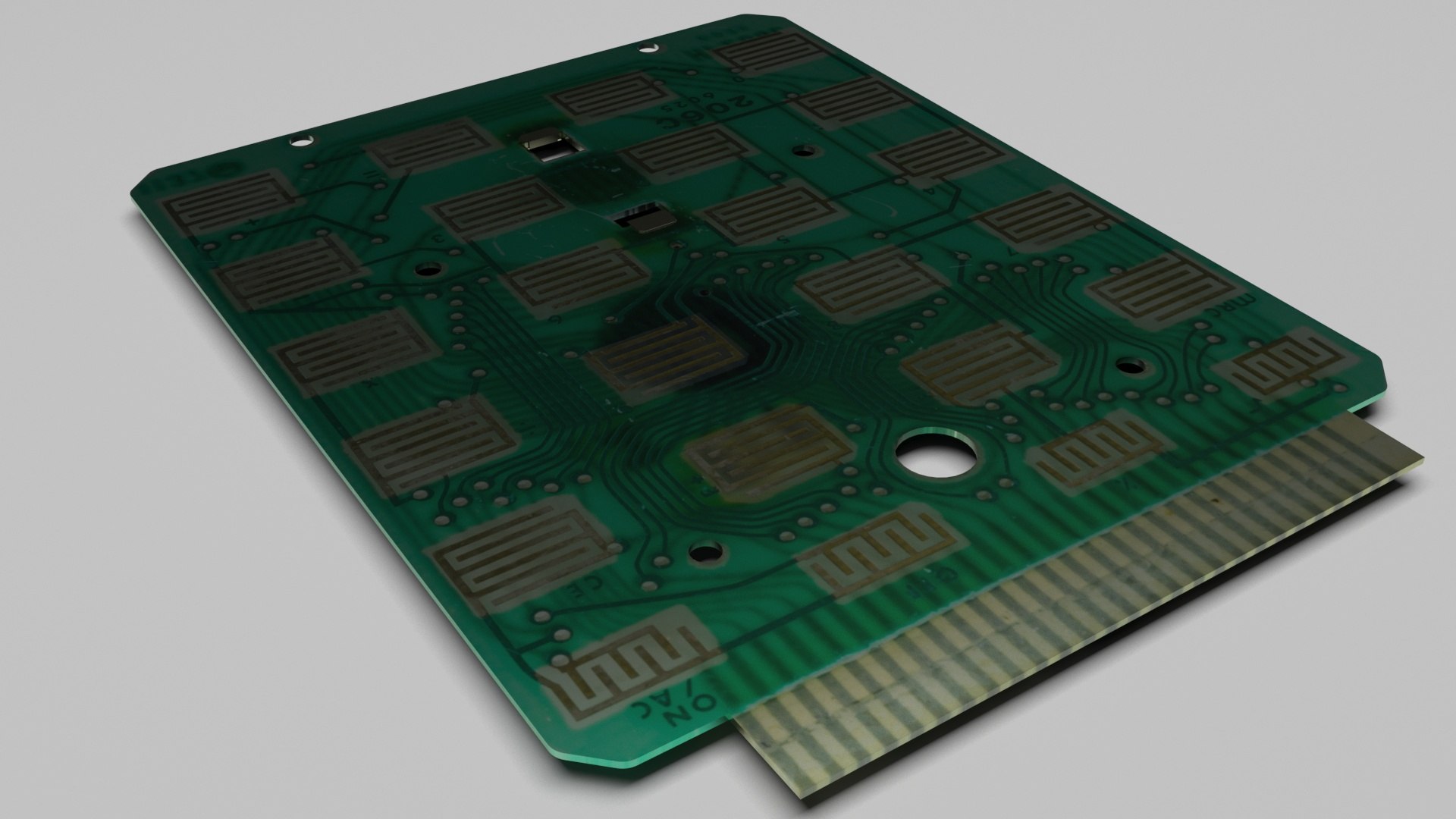 Calculator Circuit Board 3D Model - TurboSquid 2303197