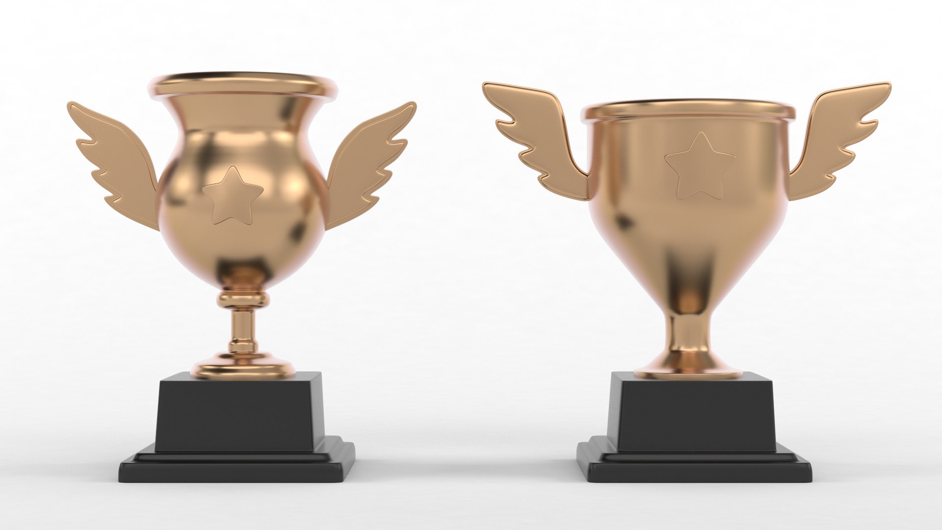 3D Trophy Cups Model - TurboSquid 2352299