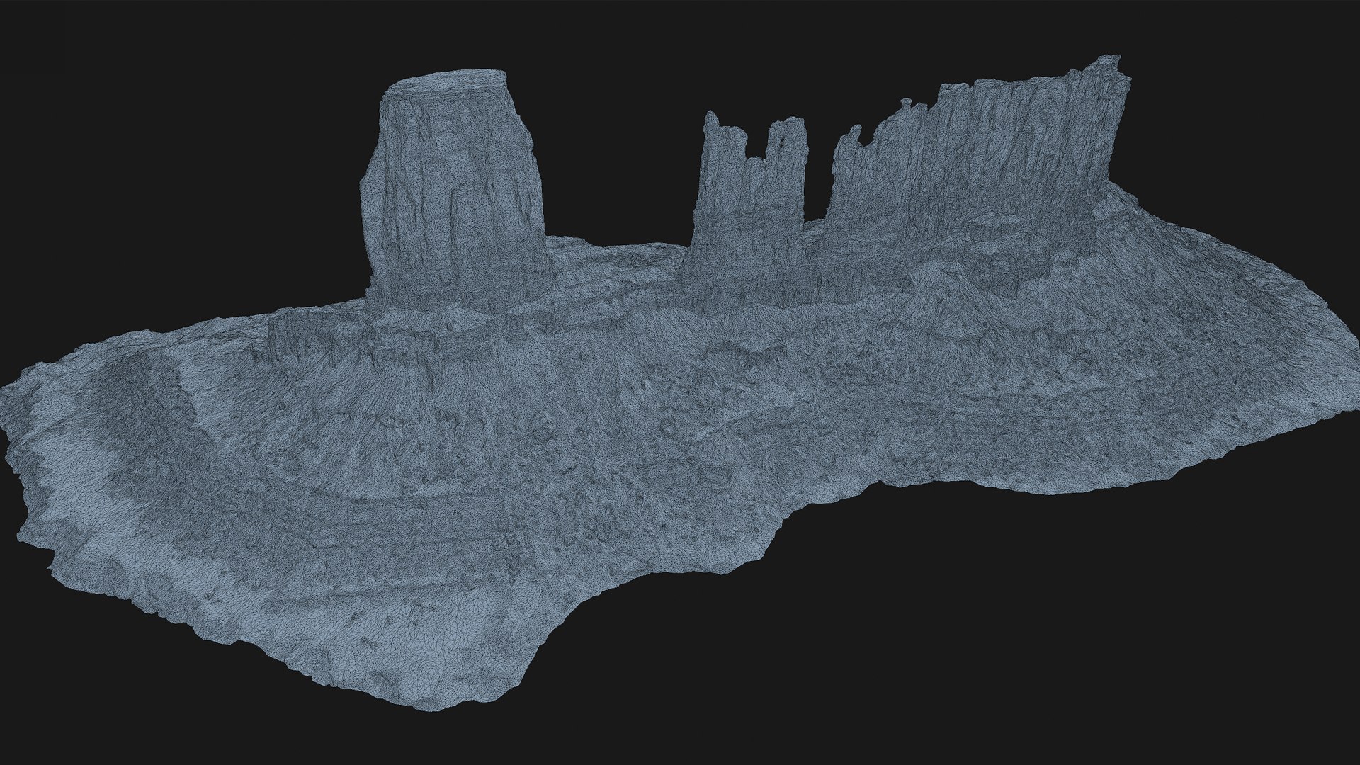 Canyon Cliff 3D - TurboSquid 1679601