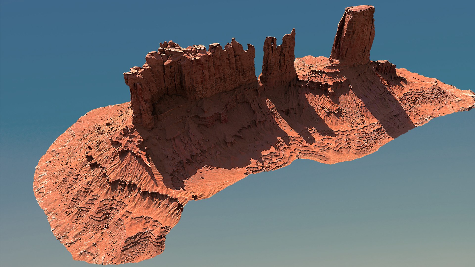 Canyon Cliff 3D - TurboSquid 1679601