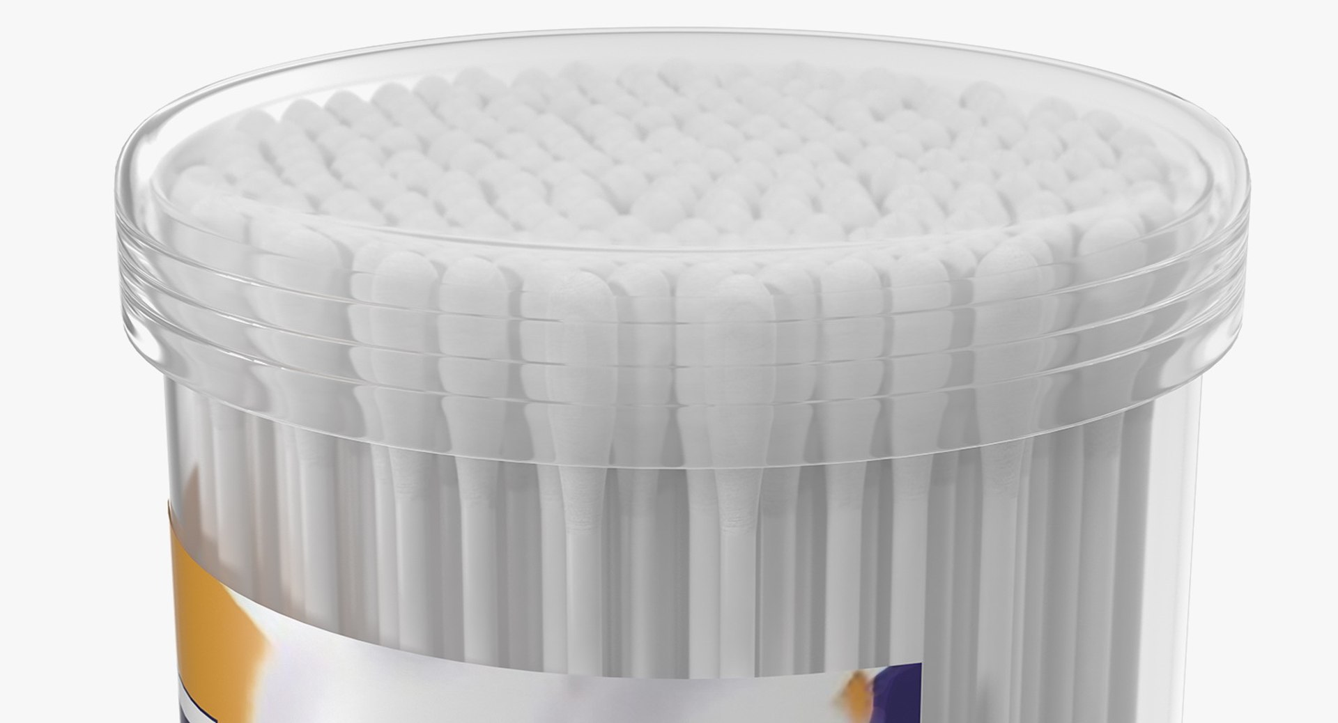 Plastic Cotton Swabs Box 3D Model - TurboSquid 1412710