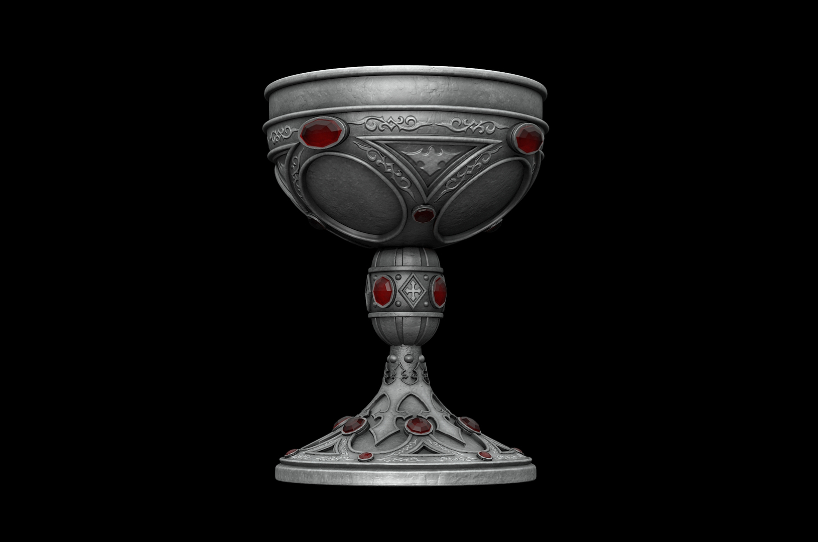 Gothic Cup 3D Model - TurboSquid 1512726