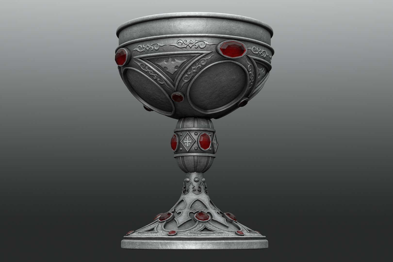 Gothic Cup 3D Model - TurboSquid 1512726