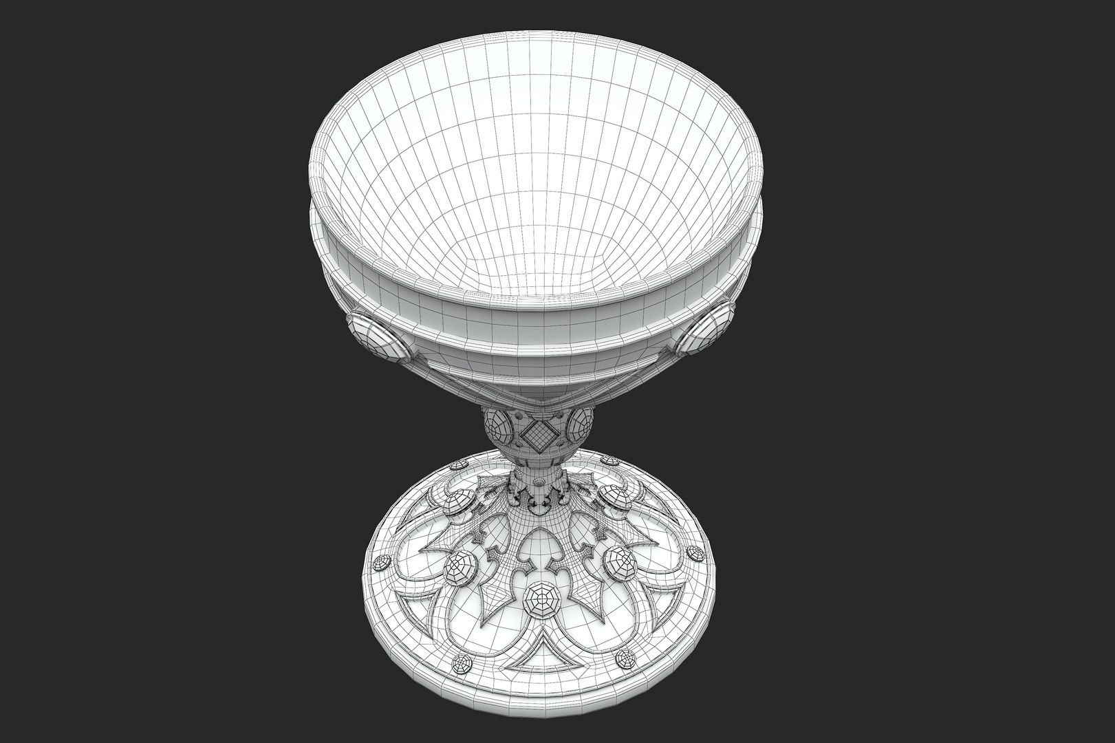 Gothic Cup 3D Model - TurboSquid 1512726