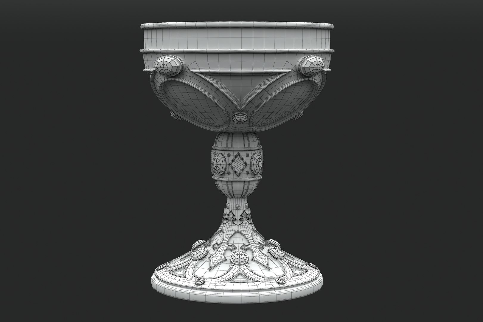 Gothic Cup 3D Model - TurboSquid 1512726